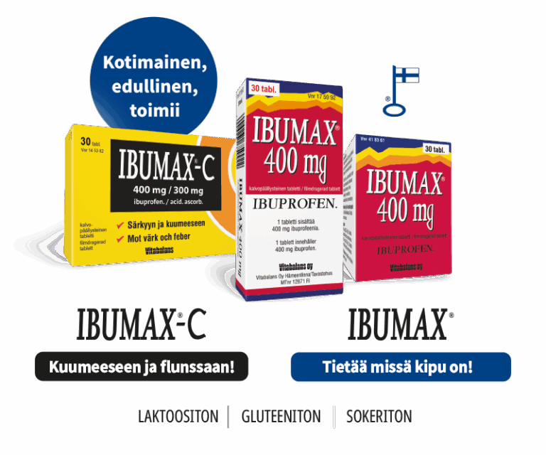 Ibumax ja Ibumax-C - Ibumax