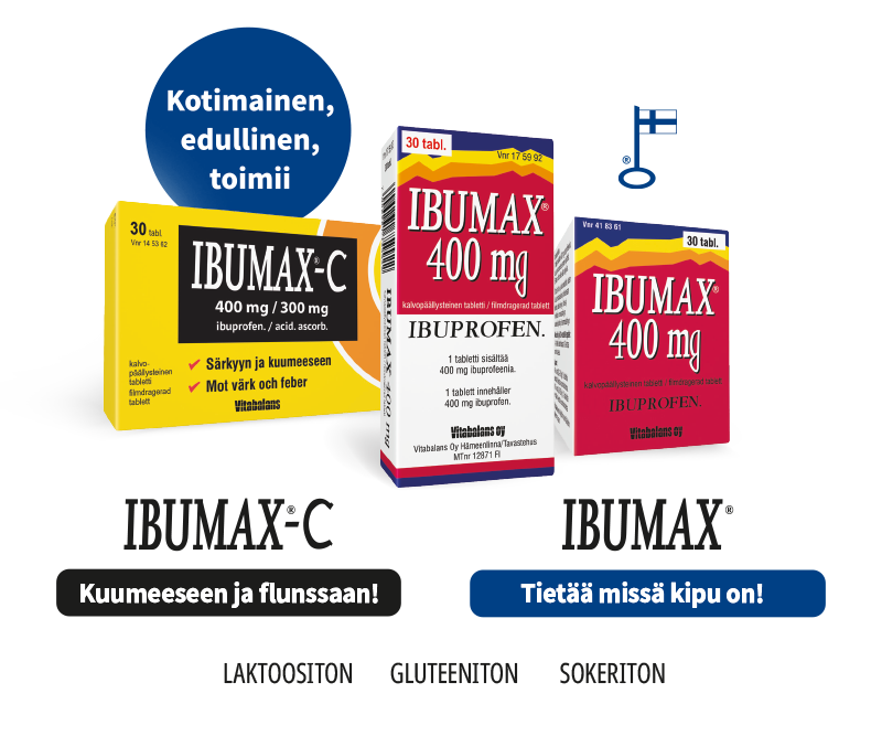 Ibumax ja Ibumax-C - Ibumax
